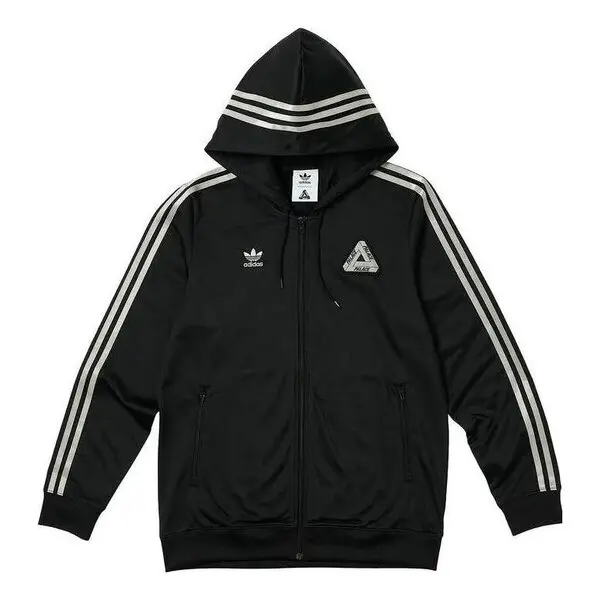 Adidas Palace X Originals Hooded Firebird Track Top - Black