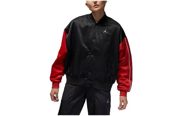 JORDAN Air Flight Renegade Jacket - Black/red