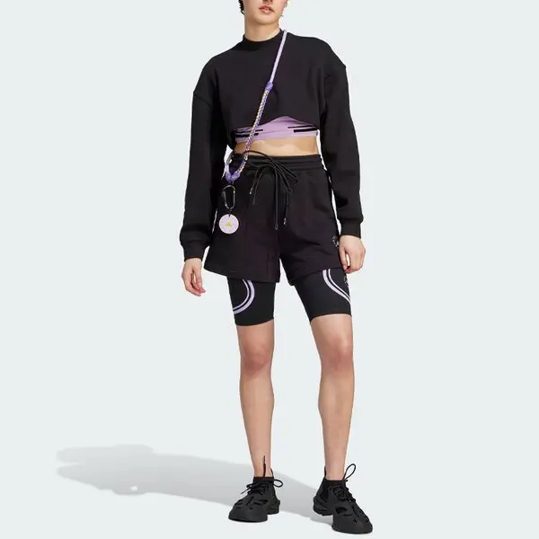 Adidas By Stella Mccartney Terry Shorts - Black