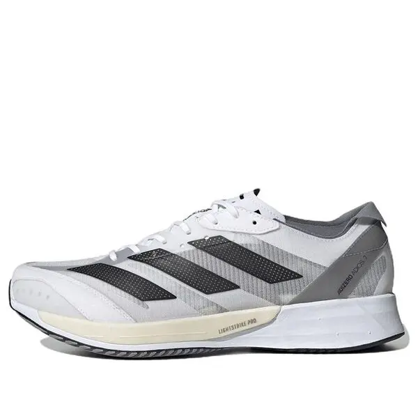 Adidas Adizero Adios Running Sneakers - White/black