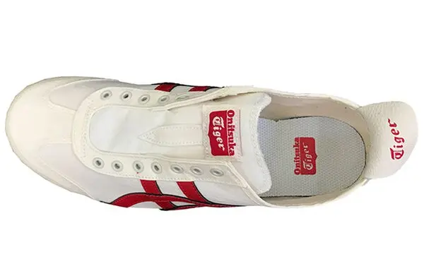 Onitsuka Tiger Mexico 66 Athletic Shoes - White/red