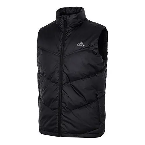 Adidas Puffer Vest With Stand Collar