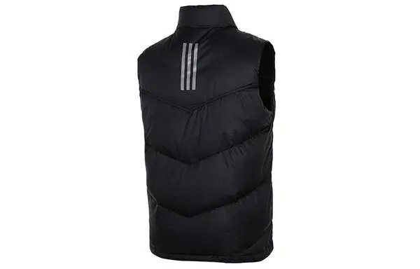 Adidas Puffer Vest With Stand Collar