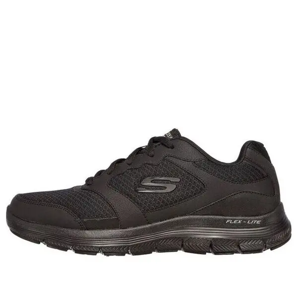 Sketchers Flex Advantage 4.0 Athletic Lace-up Sneakers - Black