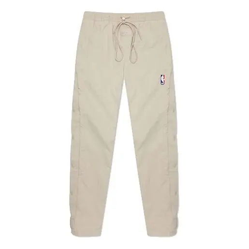 Nike X Fear Of God X Nba Crossover Side Solid Color Sports Pants - Gray