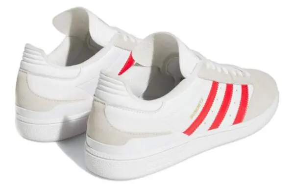 Adidas Originals Busenitz Athletic Sneakers - White/red