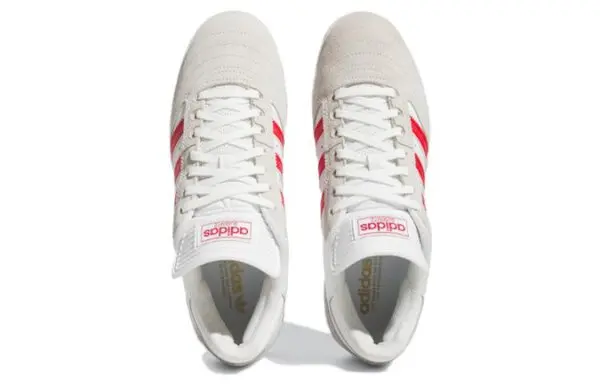 Adidas Originals Busenitz Athletic Sneakers - White/red