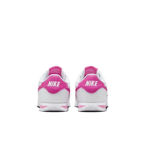 Nike Cortez Low Top Sneakers - White/laser Fuchsia