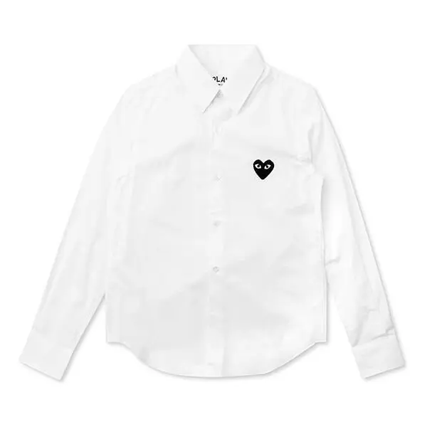 Play Comme Des Garcon Black Emblem Button Down