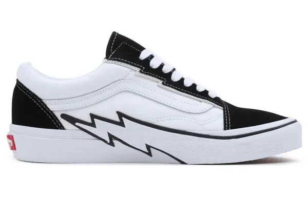 VANS Old Skool 2-tone Bolt Sneakers - White/black