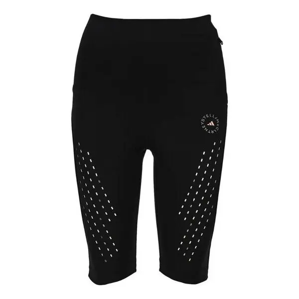 Adidas By Stella Mccartney Truepurpose High-waist Bike Shorts - Black
