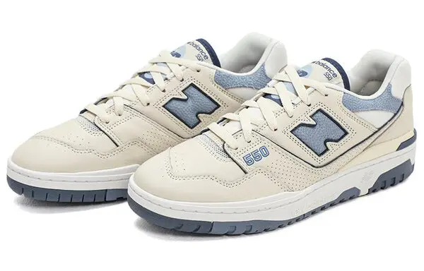 NEW BALANCE 550 High Top Sneakers - White Blue