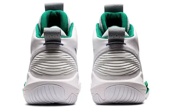 Asics Nova Surge 2 High Top Athletic Shoes - White/green
