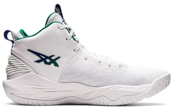 Asics Nova Surge 2 High Top Athletic Shoes - White/green