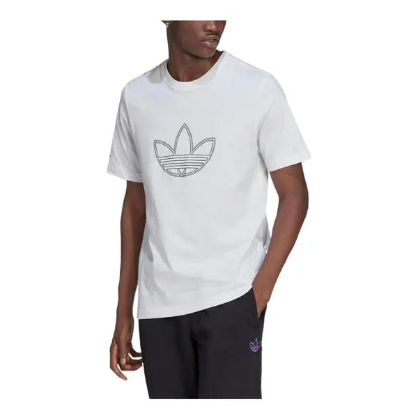 Adidas Originals Outline Logo T Logo Tee - Multi-color