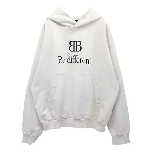 Balenciaga Bb Be Different Popover Hoodie