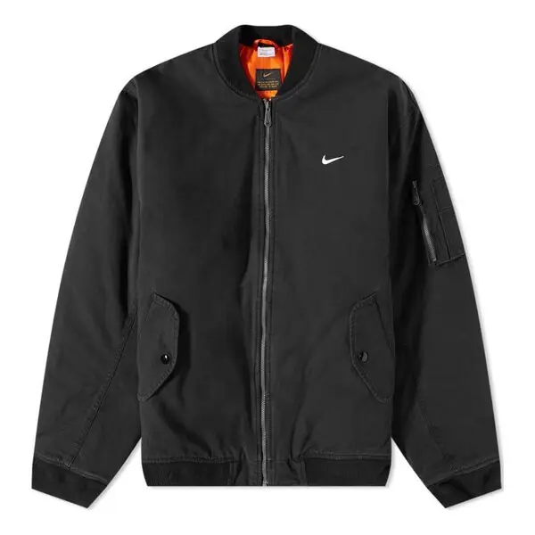 Nike Woven Flight Jacket - Black/white