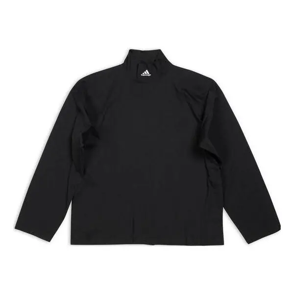 Balenciaga X Adidas High Neck Long Sleeve T-shirt - Black