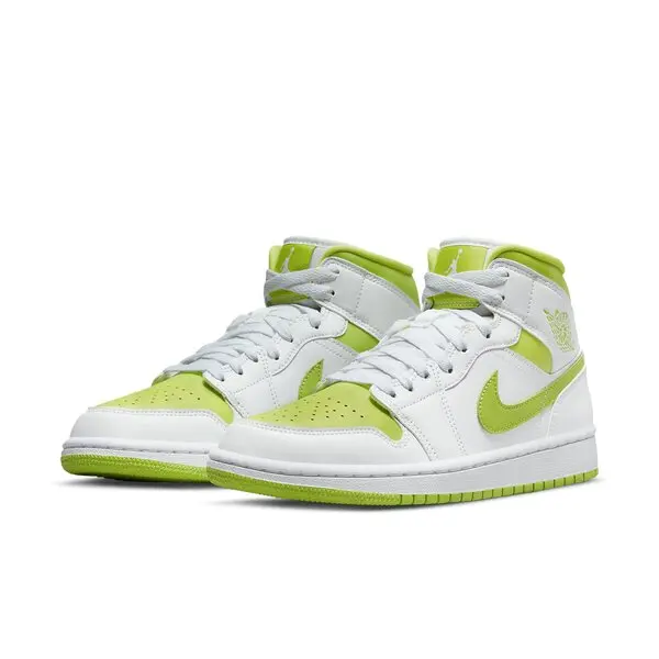 JORDAN 1 Mid Se 'white Lime - White/green