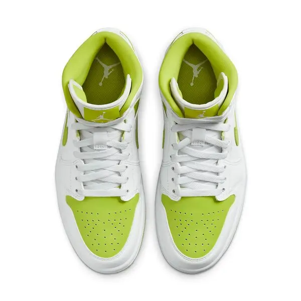 JORDAN 1 Mid Se 'white Lime - White/green