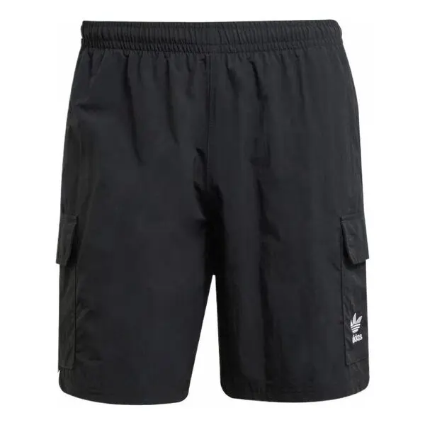 Adidas Trefoil Essentials Woven Cargo Shorts - Black