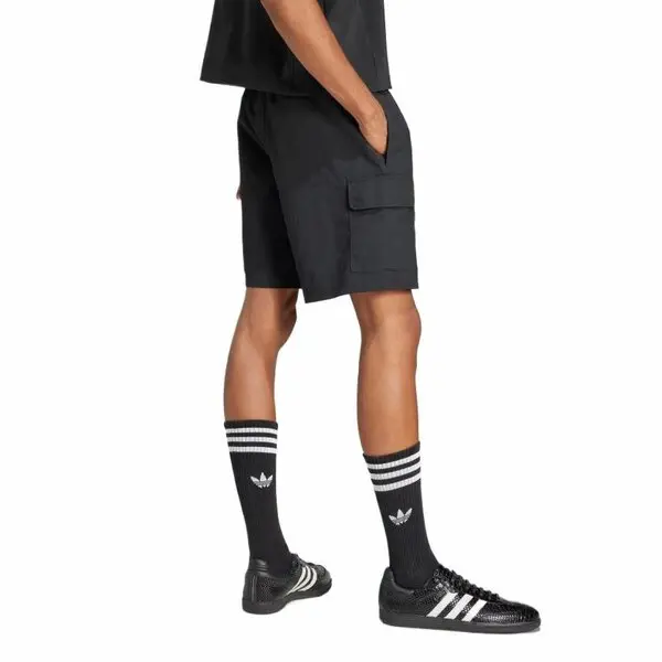 Adidas Trefoil Essentials Woven Cargo Shorts - Black