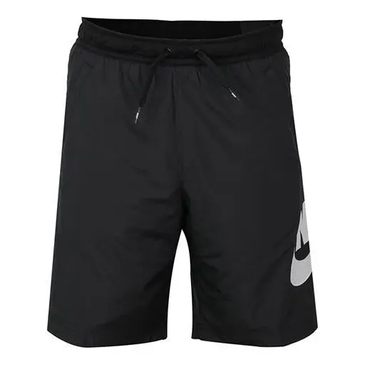 Nike Ce Short Woven Hybrid Logo Sports Training Shorts - Black
