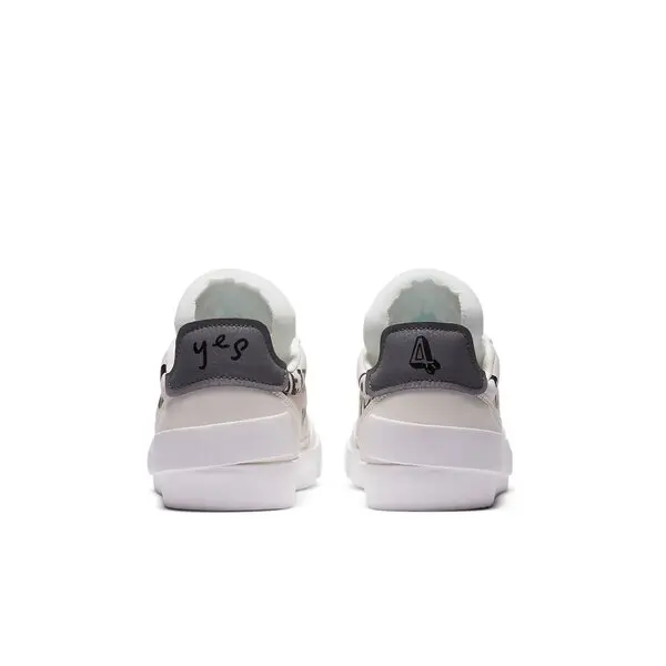 Nike Drop Type Qs "scribbles" Low Top Sneakers - White/black