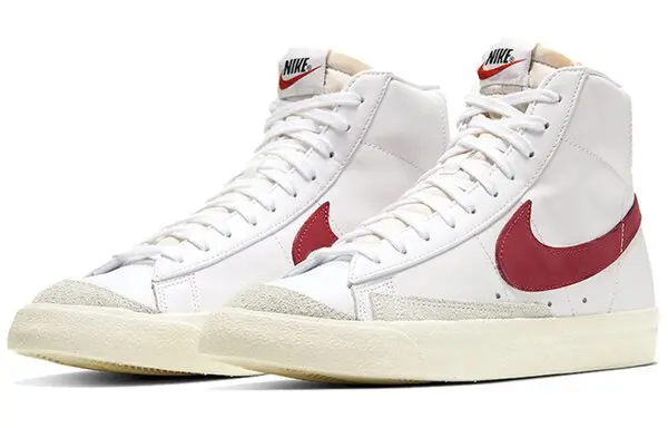 Nike Blazer Mid '77 Sneakers - Red/white