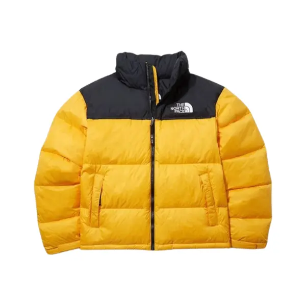 The North Face 1996 Eco Nuptse Jacket - Black/yellow