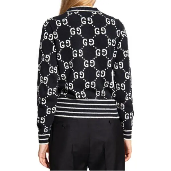 Gucci Gg Cotton Blend Cardigan