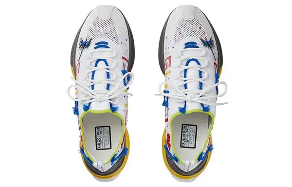 Gucci Run Sneaker 'lovelight - White/blue/red