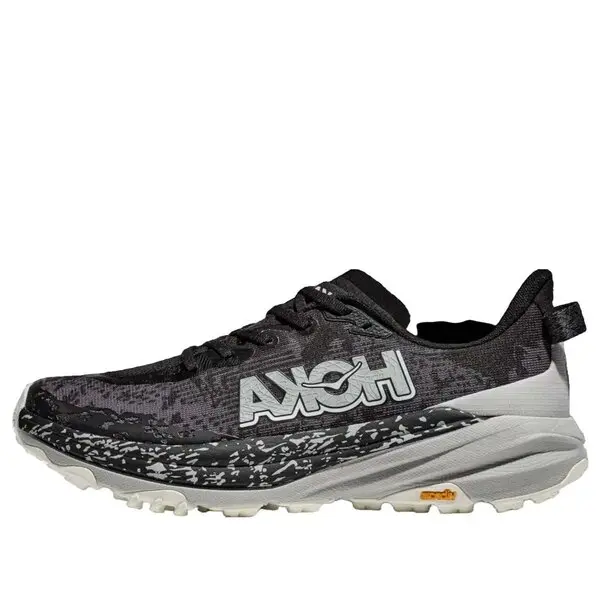 Hoka One One Speedgoat 6 Athletic Sneakers - Black/stardust