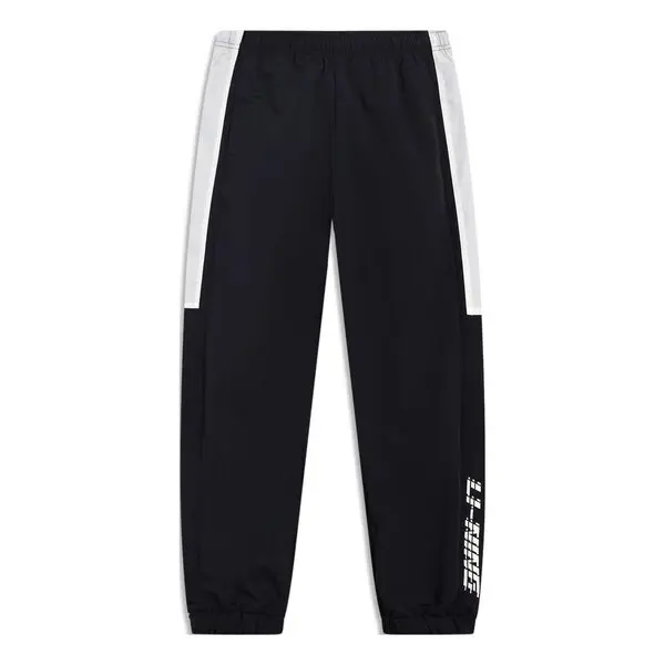 LI-NING Sports Style Sweatpants 'black White