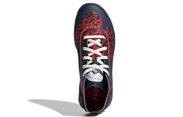 Adidas Stella Mccartney X Mid Top Sneaker Floral Print - Blue/red