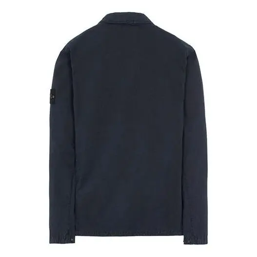 Stone Island Brushed Cotton Shirt Jacket