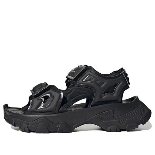 Adidas By Stella Mccartney Outdoor Sandals - Core Black/cloud White/grey Four