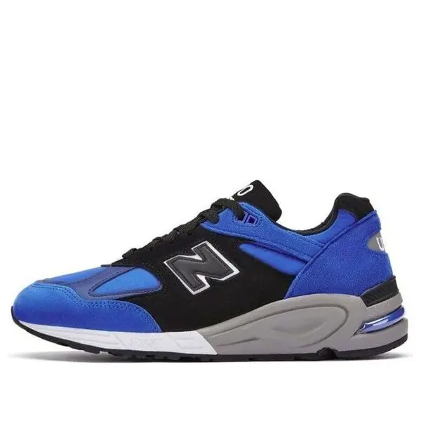 NEW BALANCE 990v2 Made In Usa Athletic Sneakers - Black/blue/white