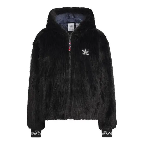 Adidas Originals X Feifei Ruan Fur Jacket - Black
