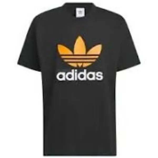 Adidas T-shirt Asia Sizing 'black Orange White - Black/orange/white