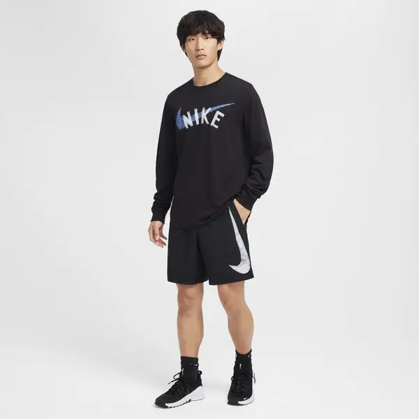 Nike Dri-fit 7" Shorts With Swoosh Graphic