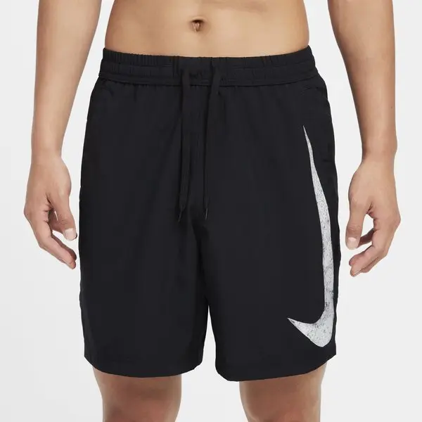 Nike Dri-fit 7" Shorts With Swoosh Graphic