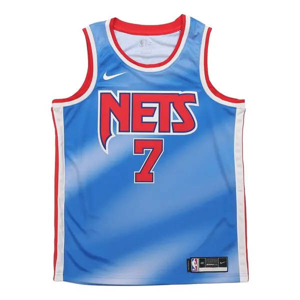Nike Dri-fit Brooklyn Nets Durant No. 7 Jersey - Blue