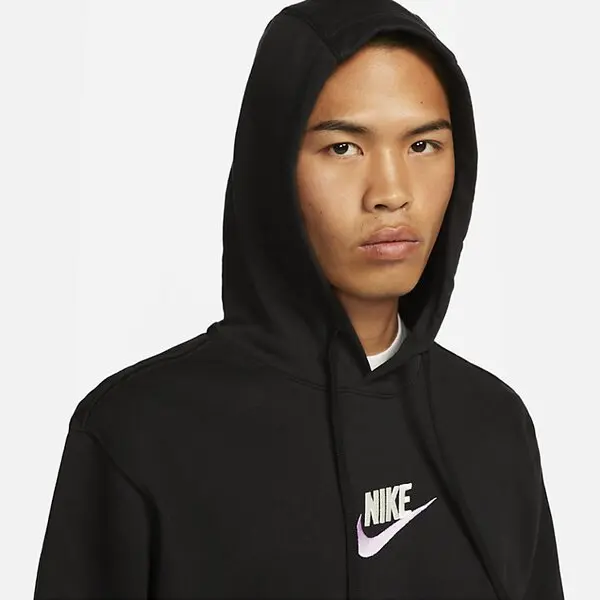 Nike Club French Terry Pullover Hoodie 'black