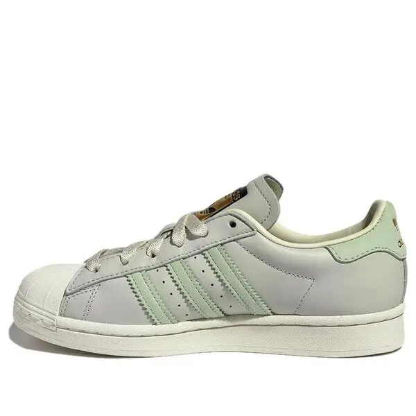 Adidas Originals Superstar Low Top Sneakers - Light Green