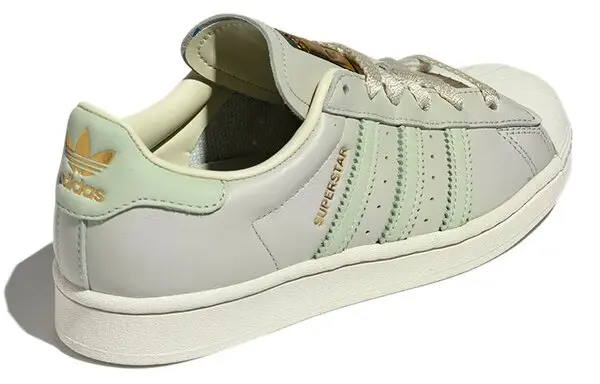 Adidas Originals Superstar Low Top Sneakers - Light Green