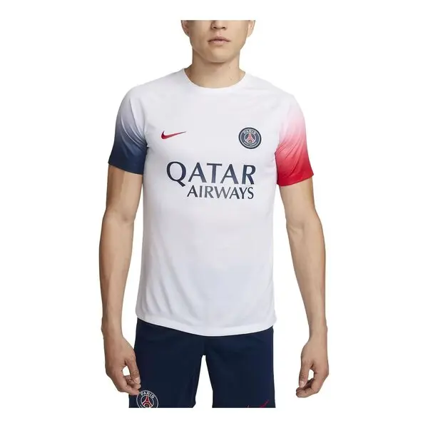 Nike Paris Saint-germain Academy Pro Pre-match Soccer Top - White