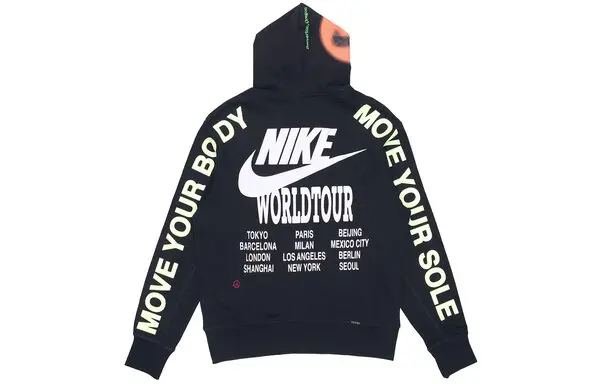 Nike World Tour Graffiti Print Hoodie