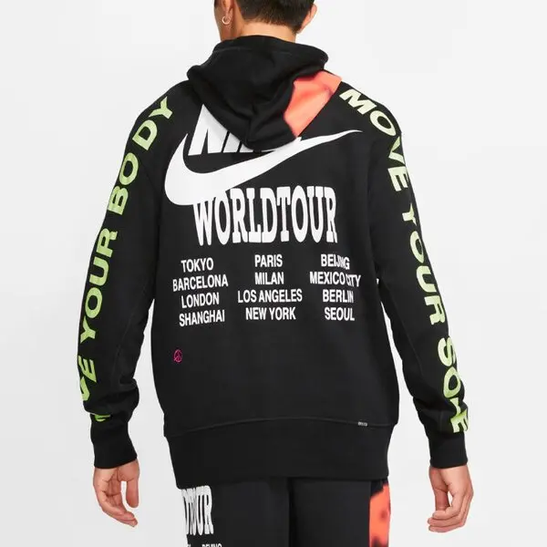 Nike World Tour Graffiti Print Hoodie