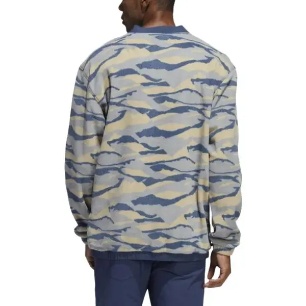 Adidas Textured Print Crewneck Sweatshirt